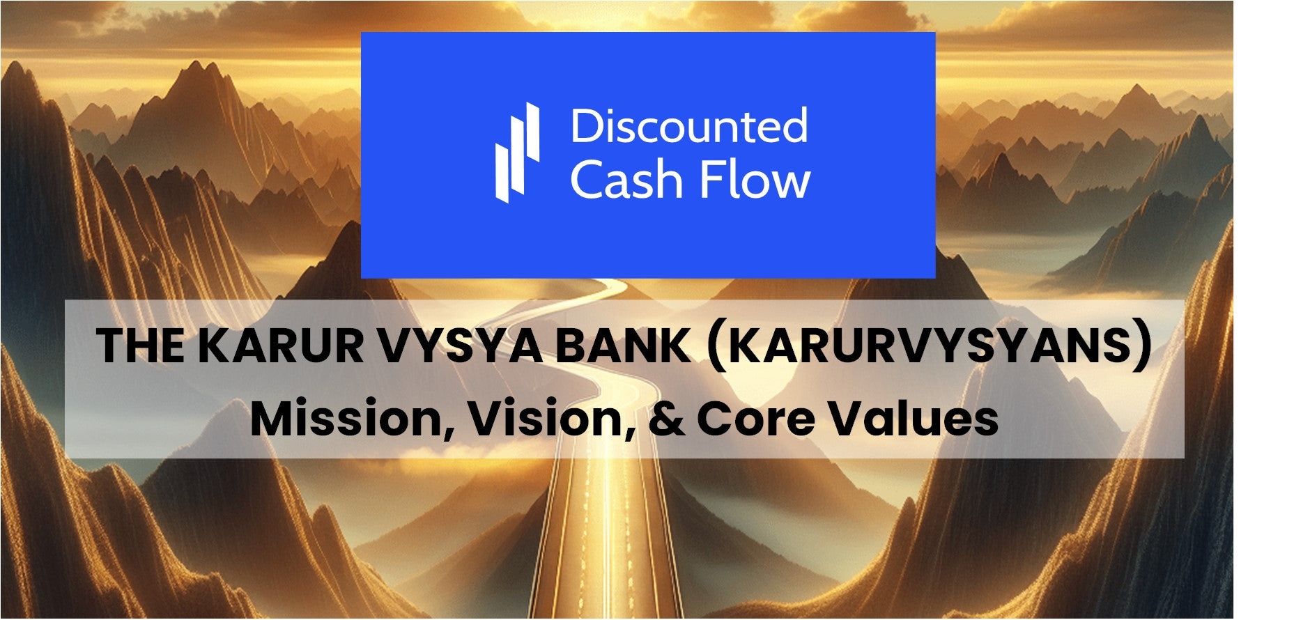 Mission Statement, Vision, & Core Values (2026) of The Karur Vysya Bank ...