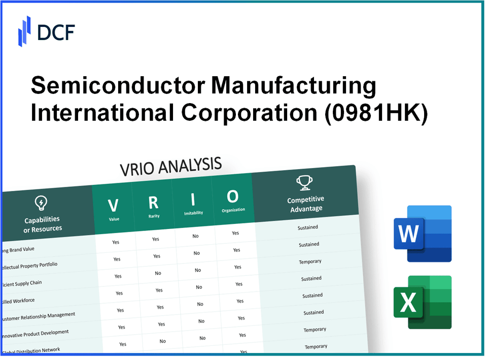 Semiconductor Manufacturing International Corporation (0981HK) VRIO ...